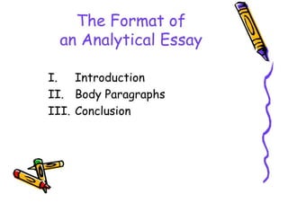 Writing An Analytical Essay | PPT
