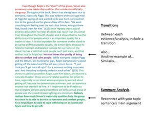 Writing An Analytical Paragraph | PDF