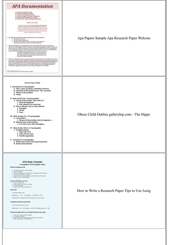 Writing An Apa Research Paper | PDF