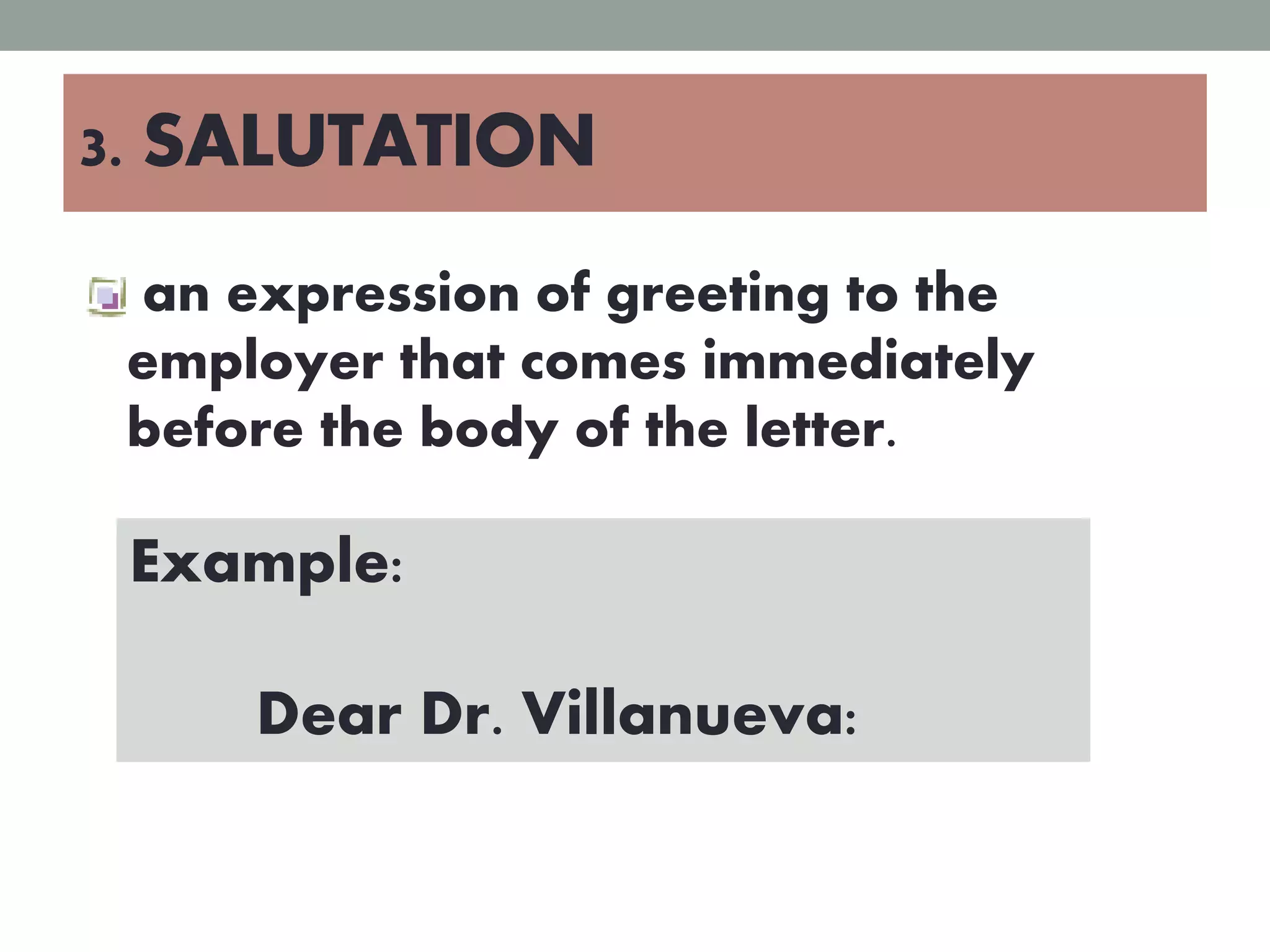 Writing an application letter | PPTX