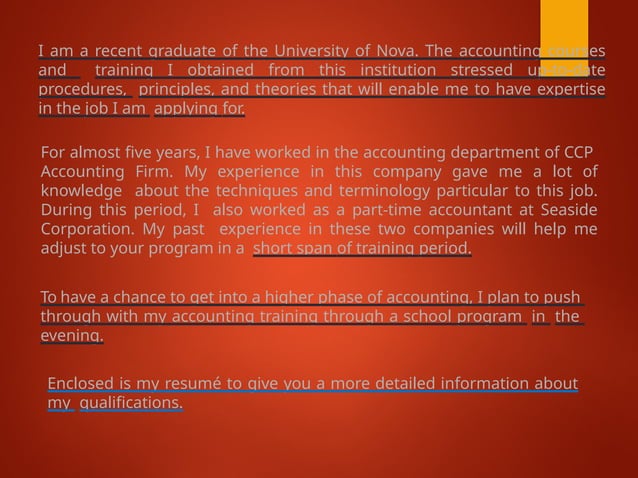 WRITING AN APPLICATION LETTER [Autosaved].pptx