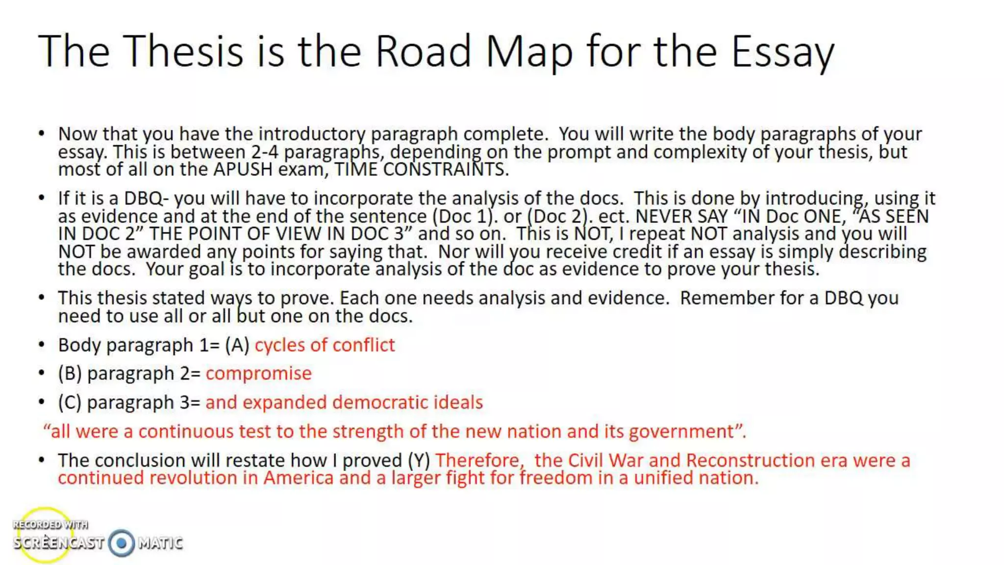 Writing an apush thesis | PPTX | Crime & Harmful Acts to Individuals ...