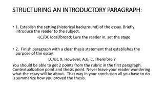 Writing an apush thesis | PPTX | Crime & Harmful Acts to Individuals ...