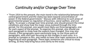 Writing an apush thesis | PPT