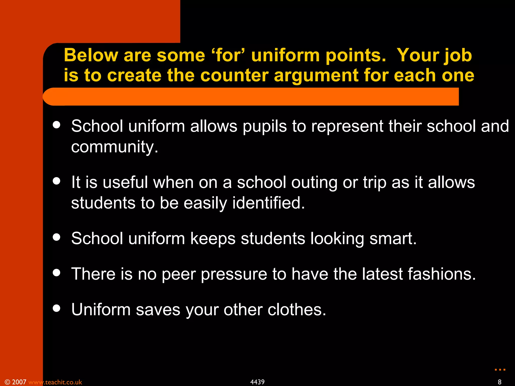 Writing An Argument | PPT