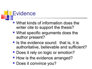 Writing an argument | PPT
