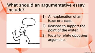 Writing an Argumentative Essay | PPTX