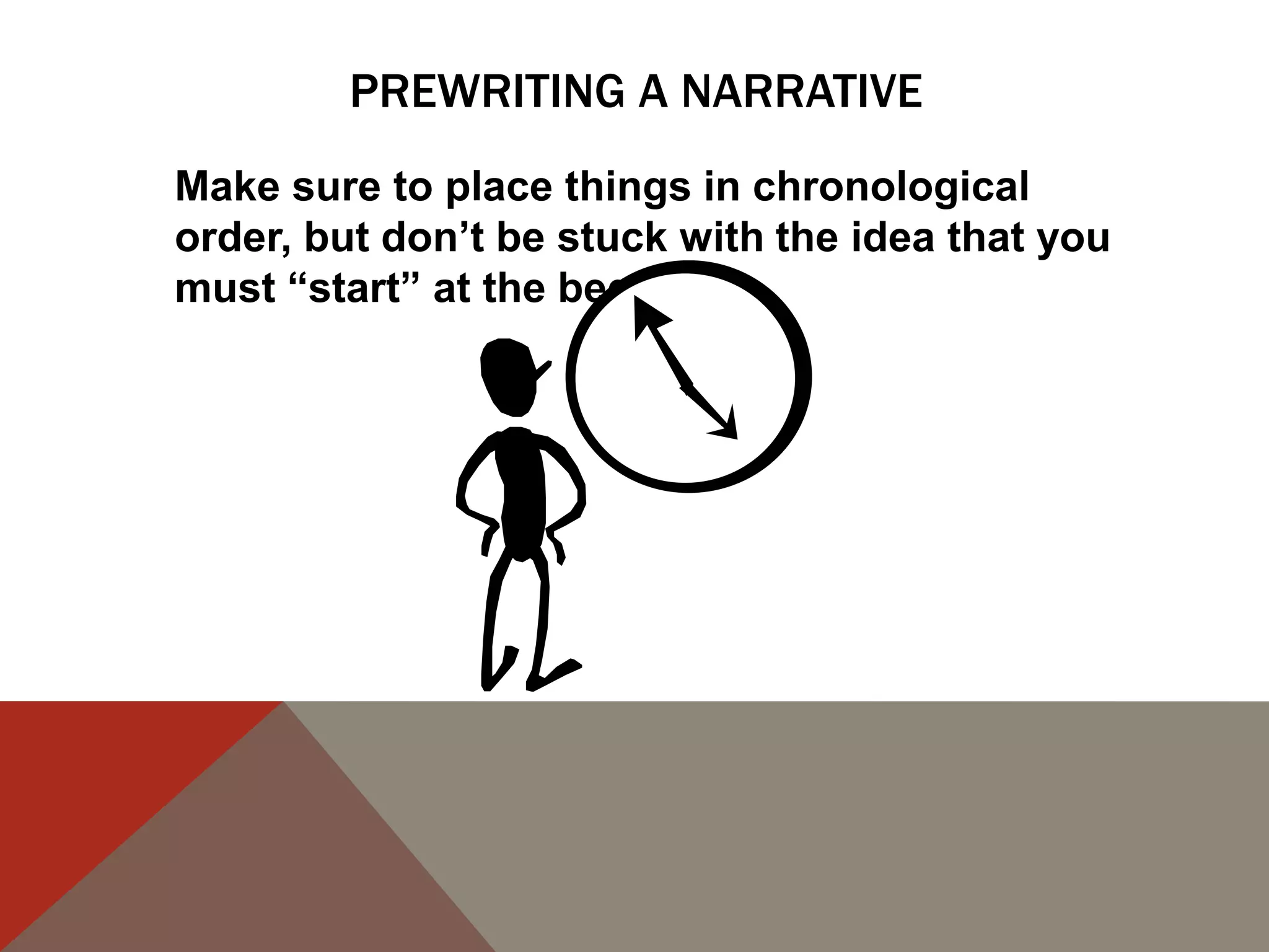 Writing a narrative | PPTX