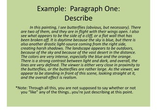 Writing An Art Critique | PDF