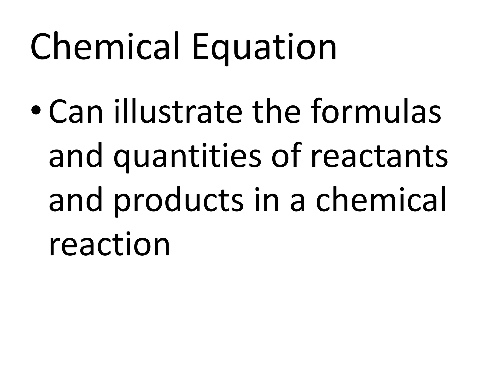 Writing and balancing chemical reactions | PPT