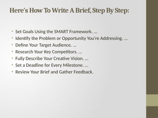 WRITING AND DELIVERING EFFECTIVE BRIEFING.pptx