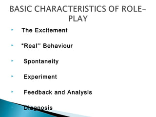 Writing and developing role plays | PPT