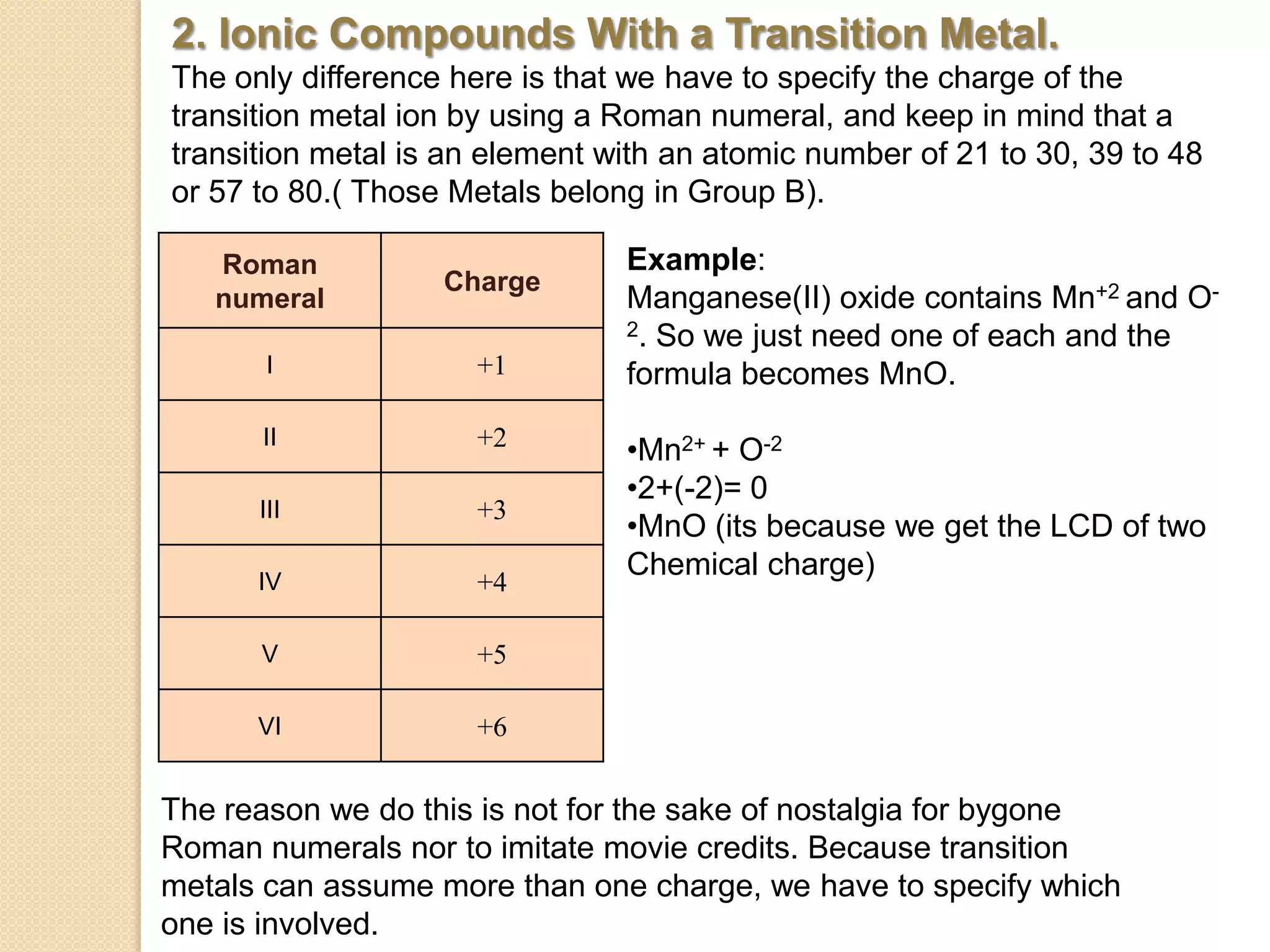 Writing and Naming formula | PPTX
