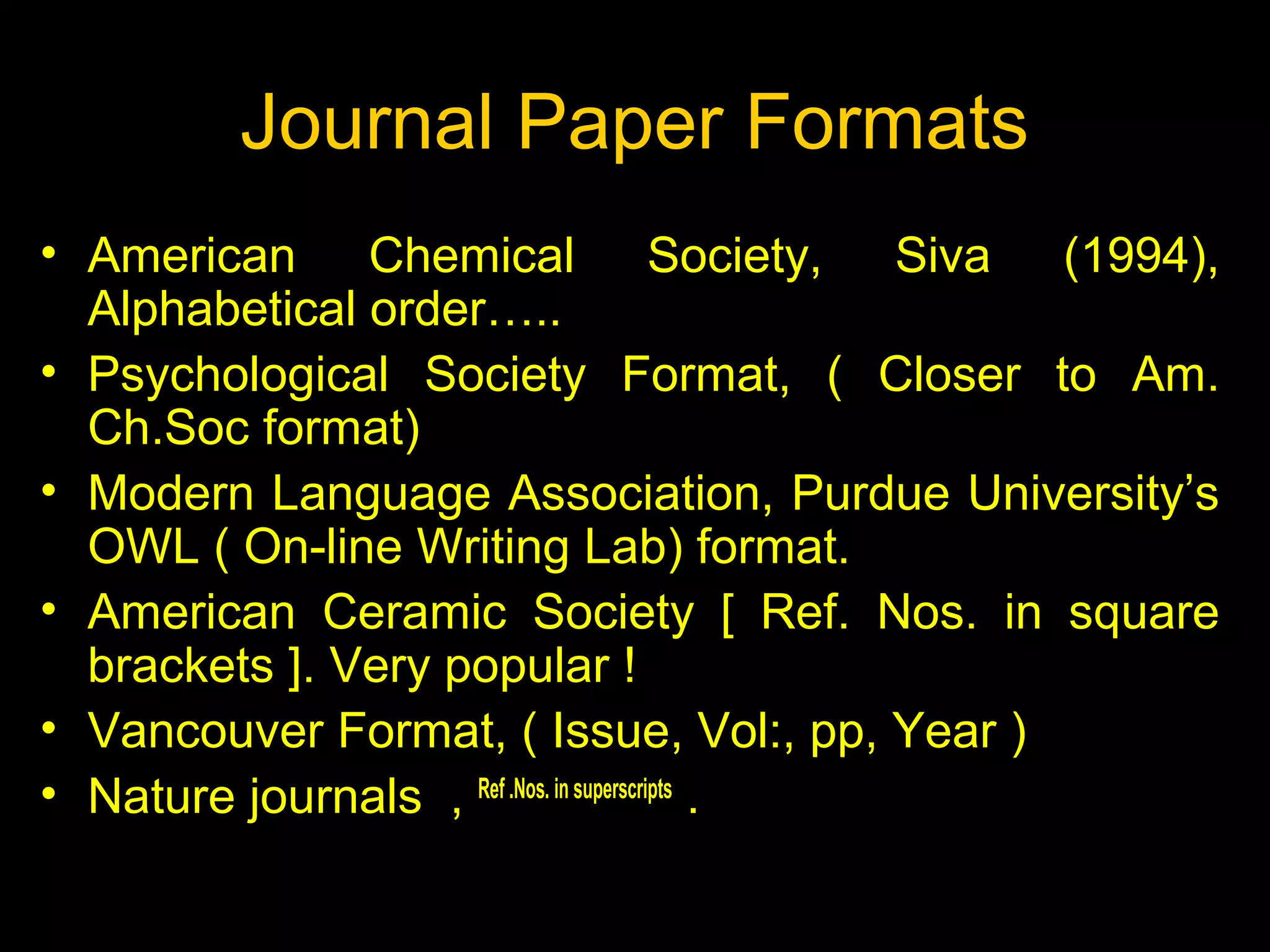 Writing and Publishing a Research Paper | PPT