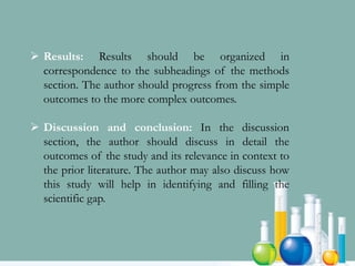 Writing and publishing scientific research article | PPTX
