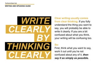 Burnet News Club - Writing and speaking guide | PPT