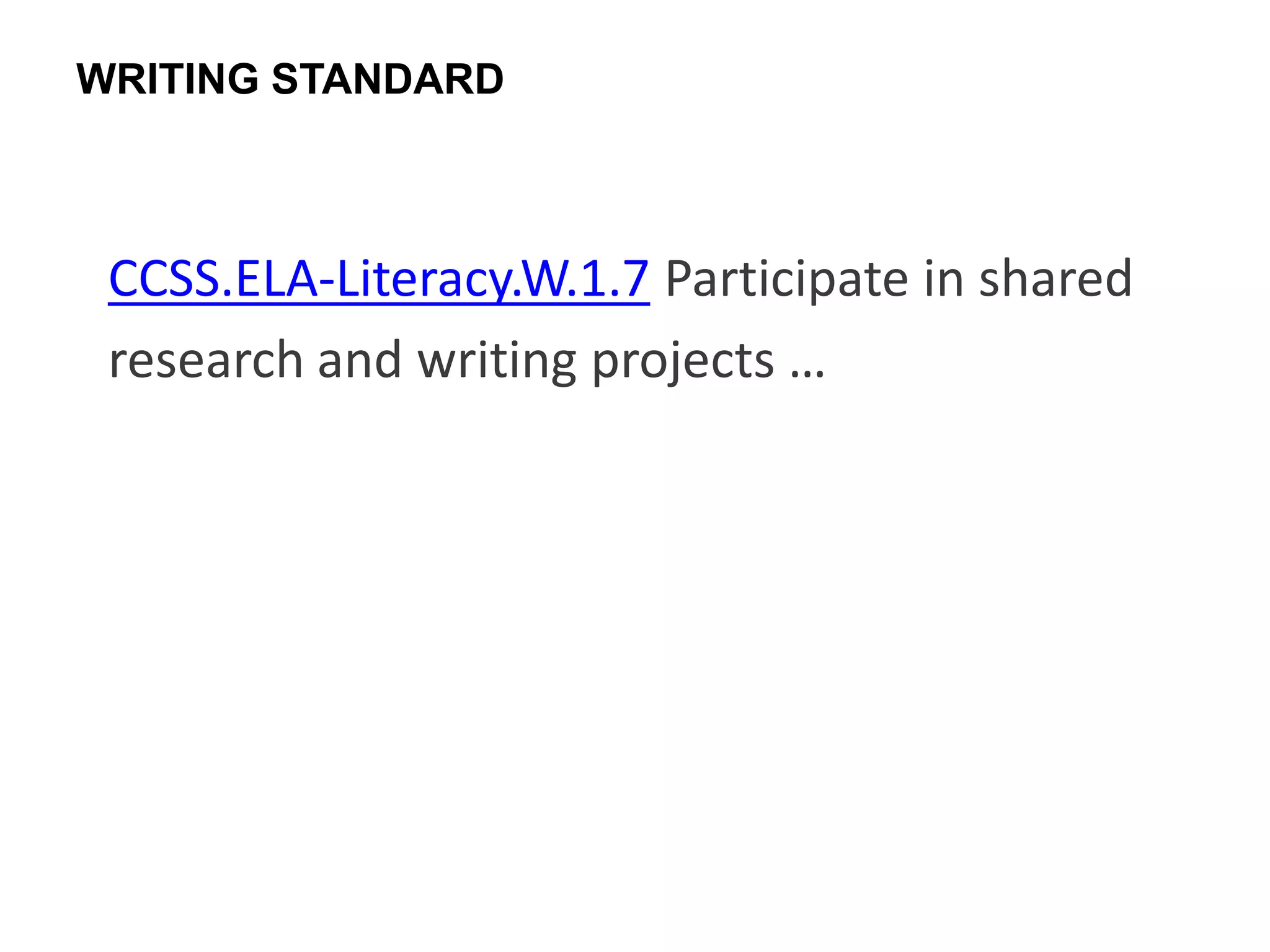 Writing and the common core | PPT