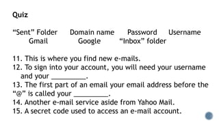 Writing an E-mail_Reading and Writing Skills SHS.pdf | Email | Internet