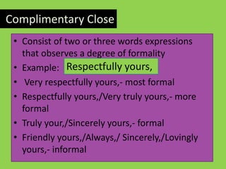 Writing an effective application letter | PPTX