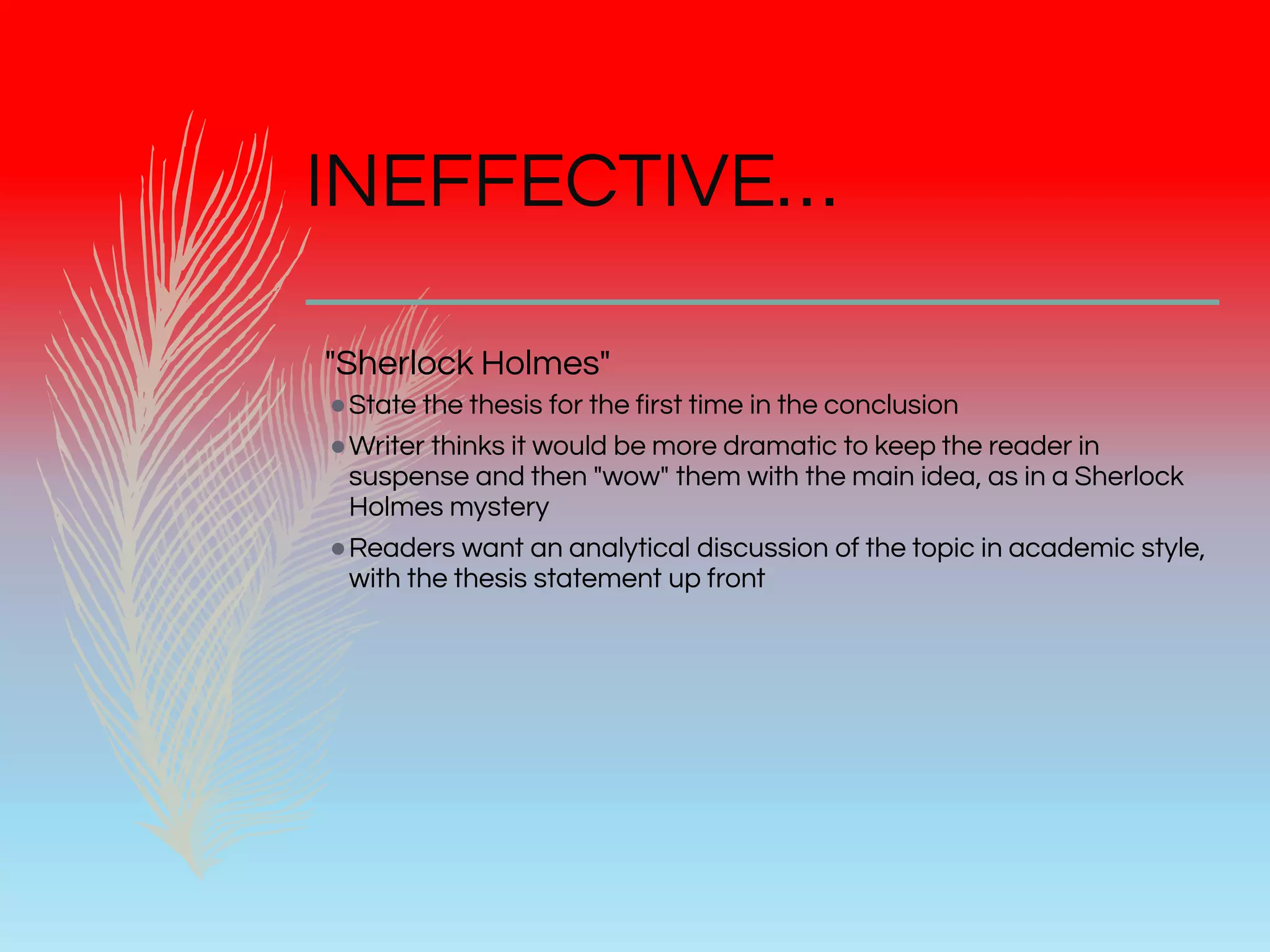 Writing an effective conclusion | PPTX