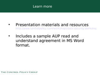 Writing An Effective Security Procedure in 2 pages or less and make it ...