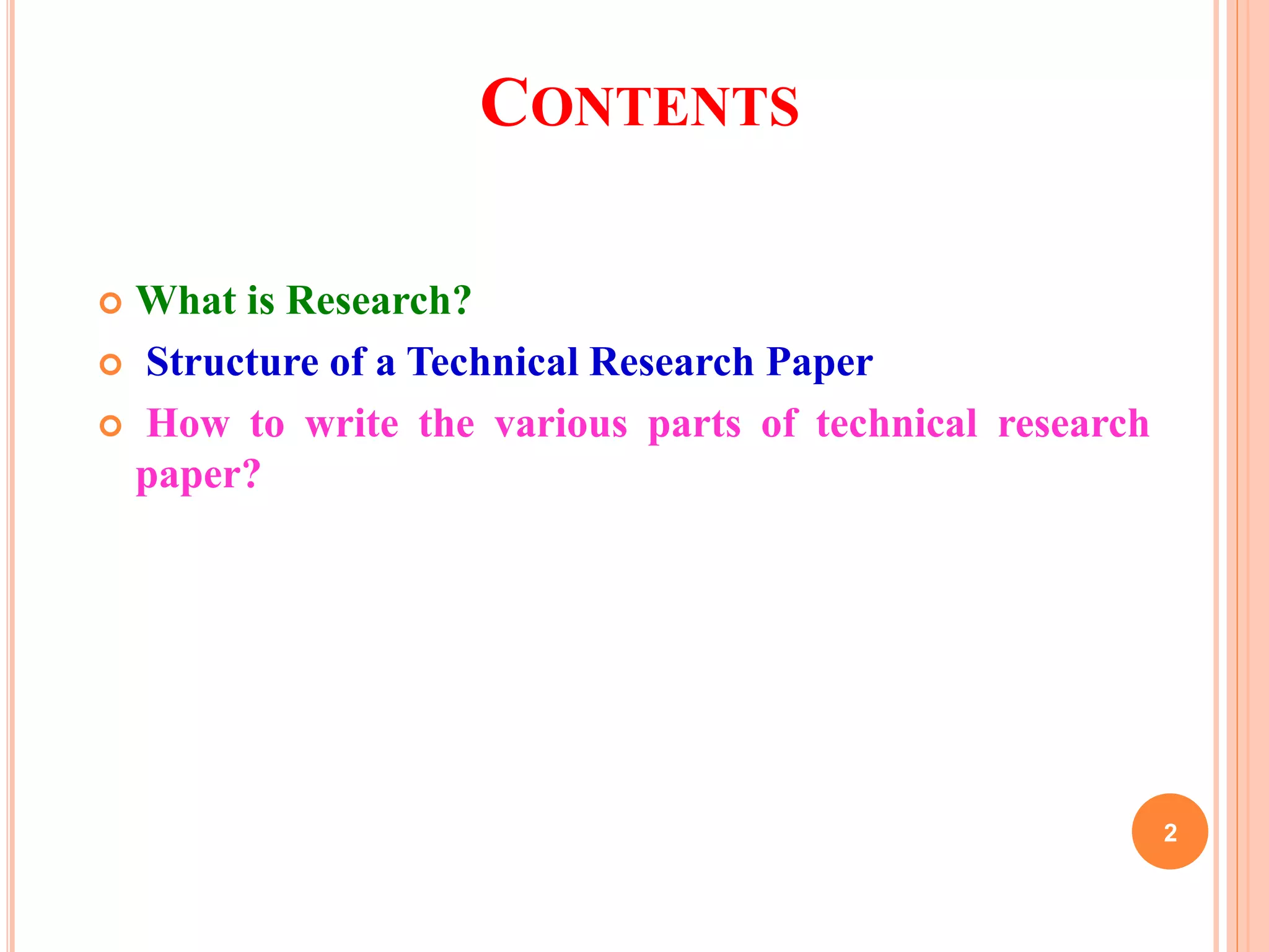 Writing an Effective Research Paper - Means and Methods | PPT