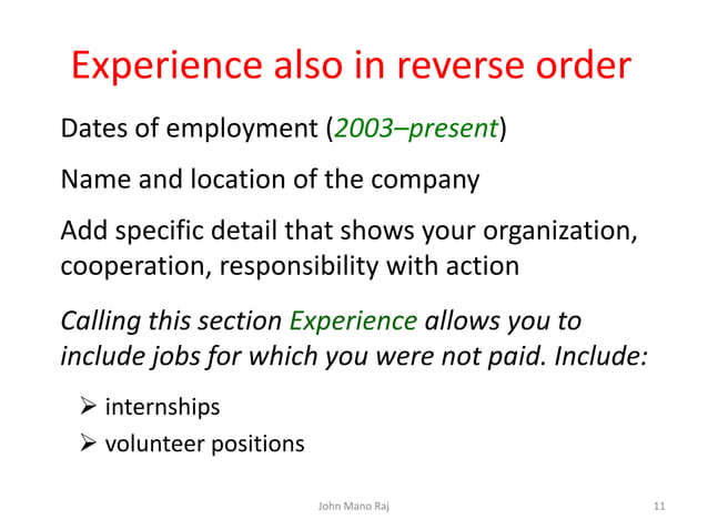 Writing an Effective Resume.pptx