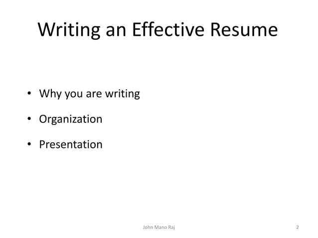 Writing an Effective Resume.pptx