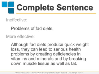 Writing an Effective SPS & Thesis | PPTX