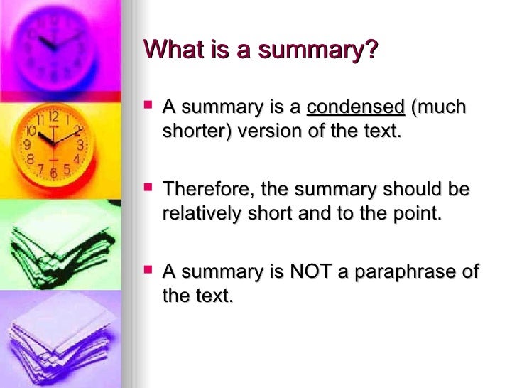 Writing An Effective Summary writing-an-effective-summary