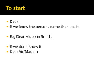 Writing an email | PPT