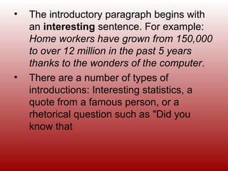 Writing an essay | PPS