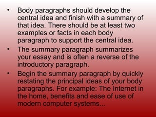 Writing an essay | PPT