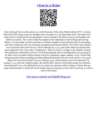 Writing An Essay In Mla Format | PDF