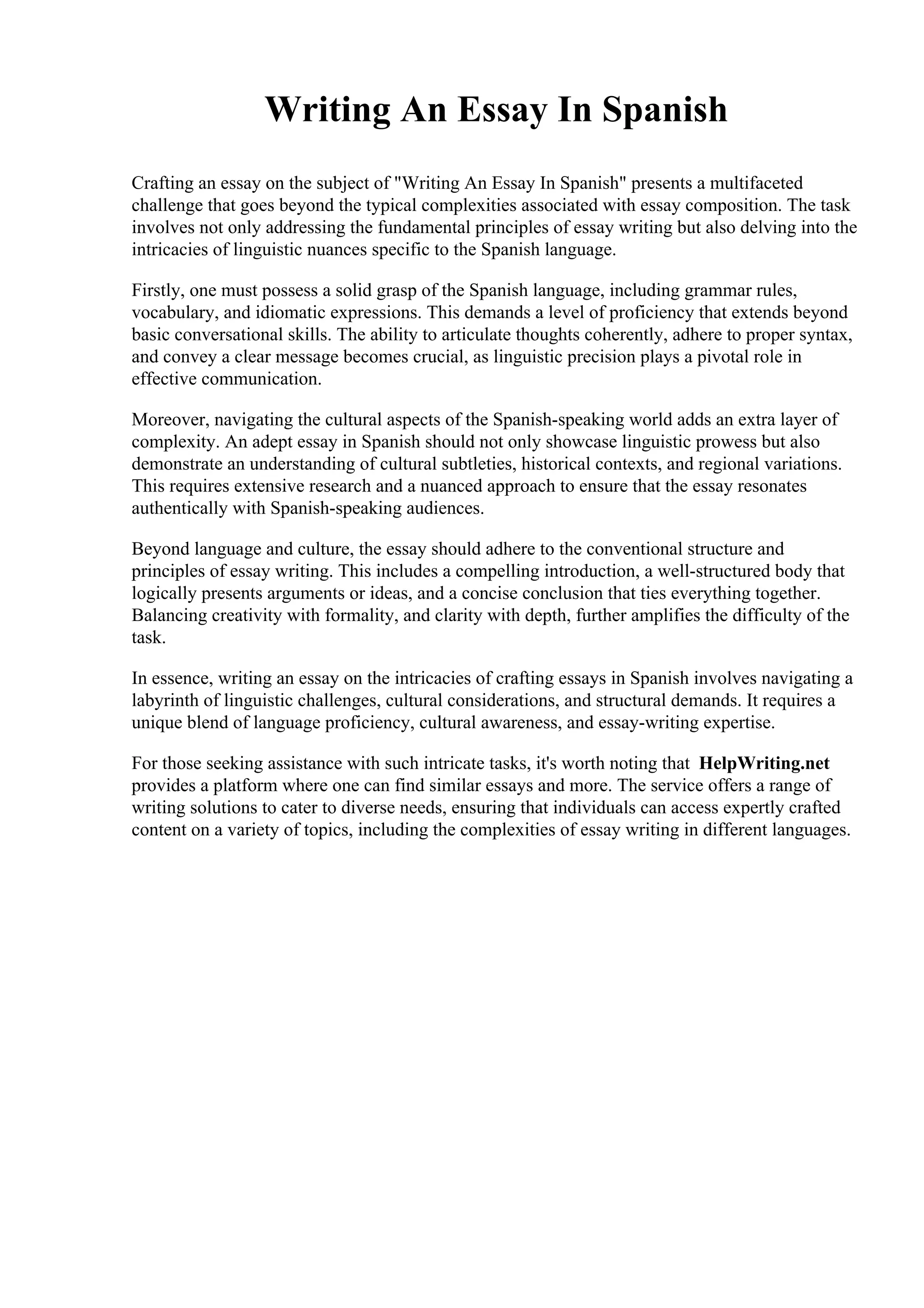 Writing An Essay In Spanish.pdf