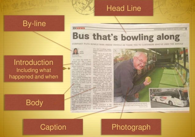 Writing a newspaper article: Tips & techniques | PPT