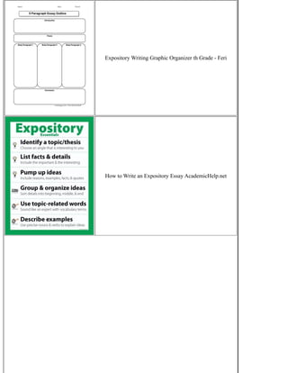 Writing An Expository Essay | PDF