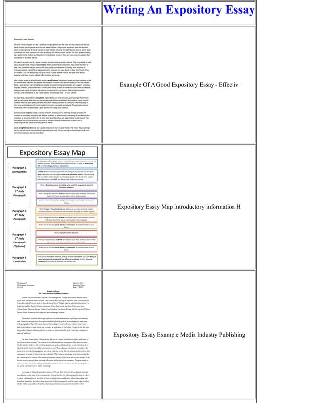 Writing An Expository Essay | PDF