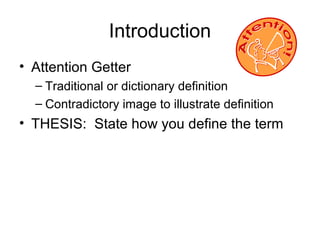 Writing an extended definition 2010 | PPT