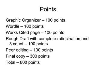 Writing an extended definition 2010 | PPT