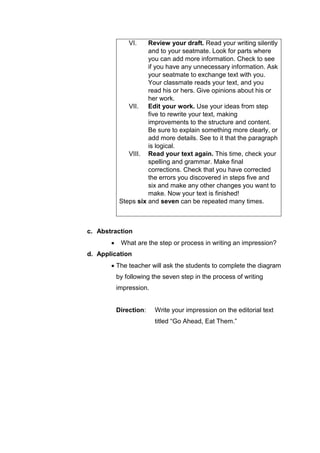 Semi-detailed Lesson Plan in English 6 | PDF
