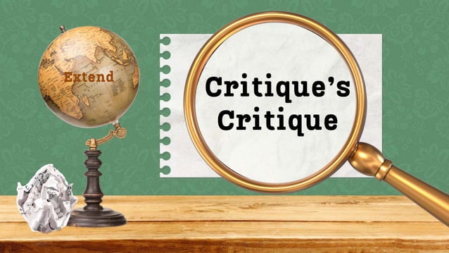 Writing an Independent Critique - Copy.pptx | Screenwriting | Content ...