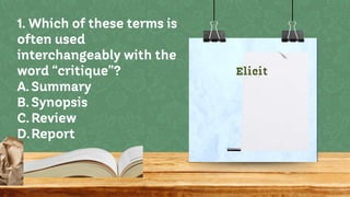 Writing an Independent Critique - Copy.pptx