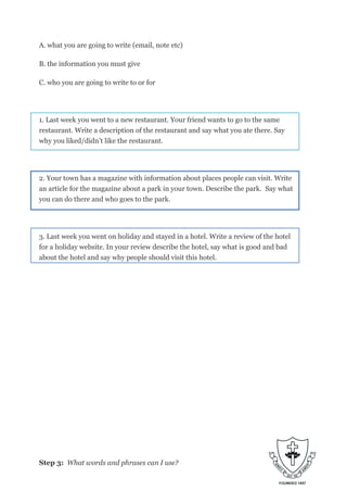 Writing an informal email | PDF