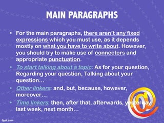 Writing an informal email:letter 2ºeso | PDF