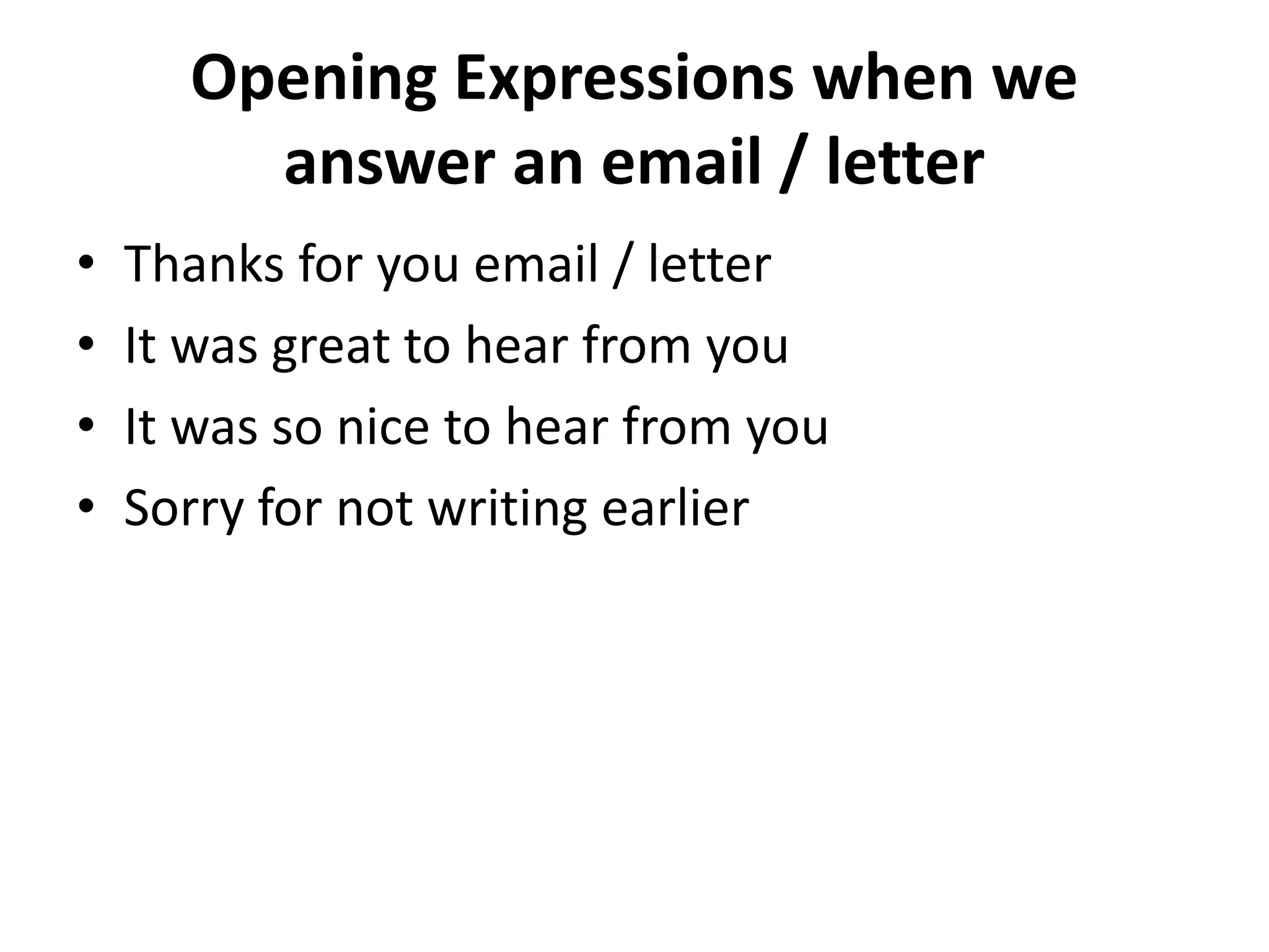 Writing an informal email or letter | PPTX