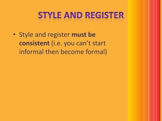 Writing an Informal letter | PPT