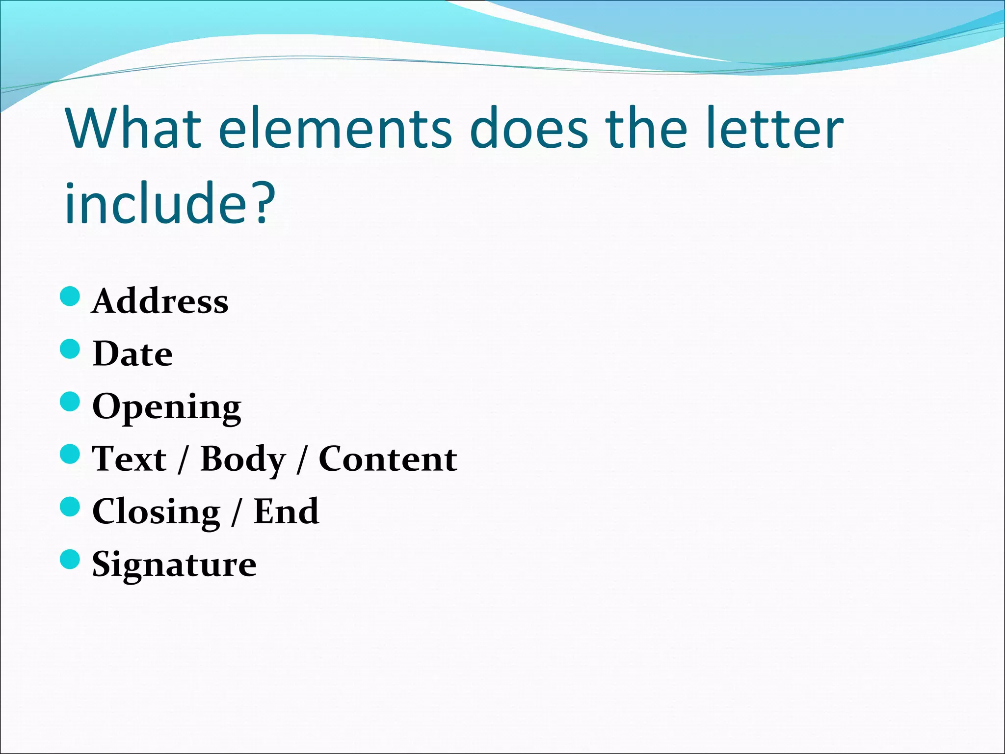 The ultimate informal letter writing guide | PPT