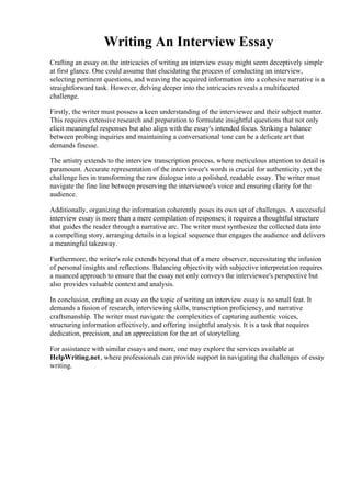 Writing An Interview Essay.pdf