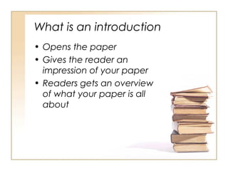 Writing an introduction | PPT